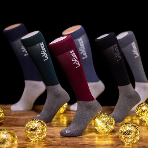Competition Socks Burgundy (Twin Pack) Clothing