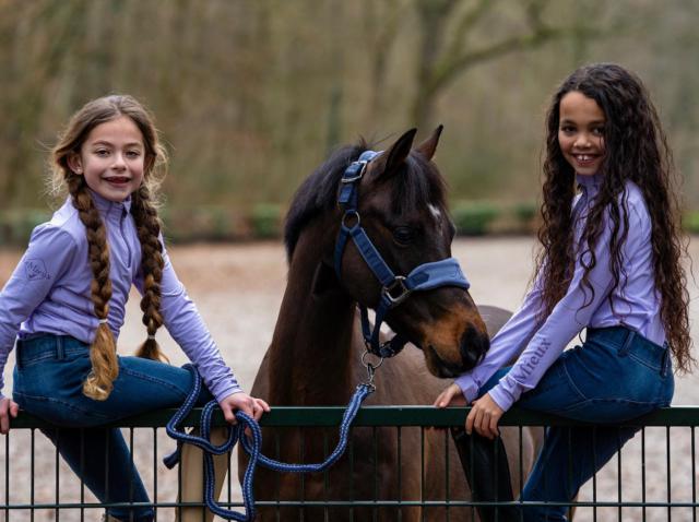 Mini Vogue Headcollar & Leadrope Indigo New