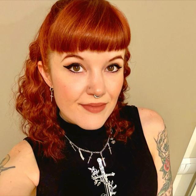 The Pretty Cult- 'Wind Cleaver' Sword Crop Top. (Black)